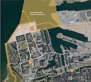 Planen är lagd för Malmös första metrostationer - Malmö stad