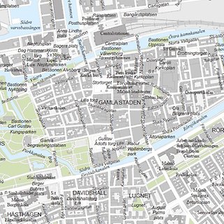 Stadskarta - Malmö stad
