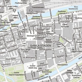 Stadskarta - Malmö stad