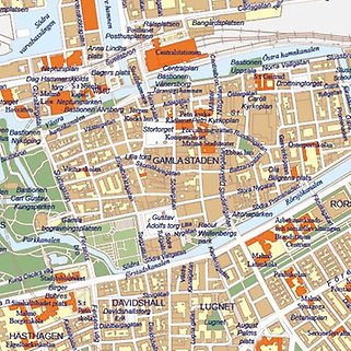 Stadskarta - Malmö stad