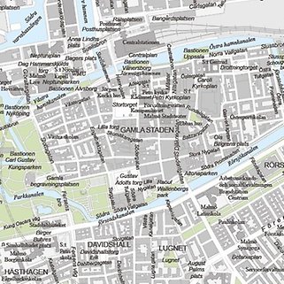 Stadskarta - Malmö stad
